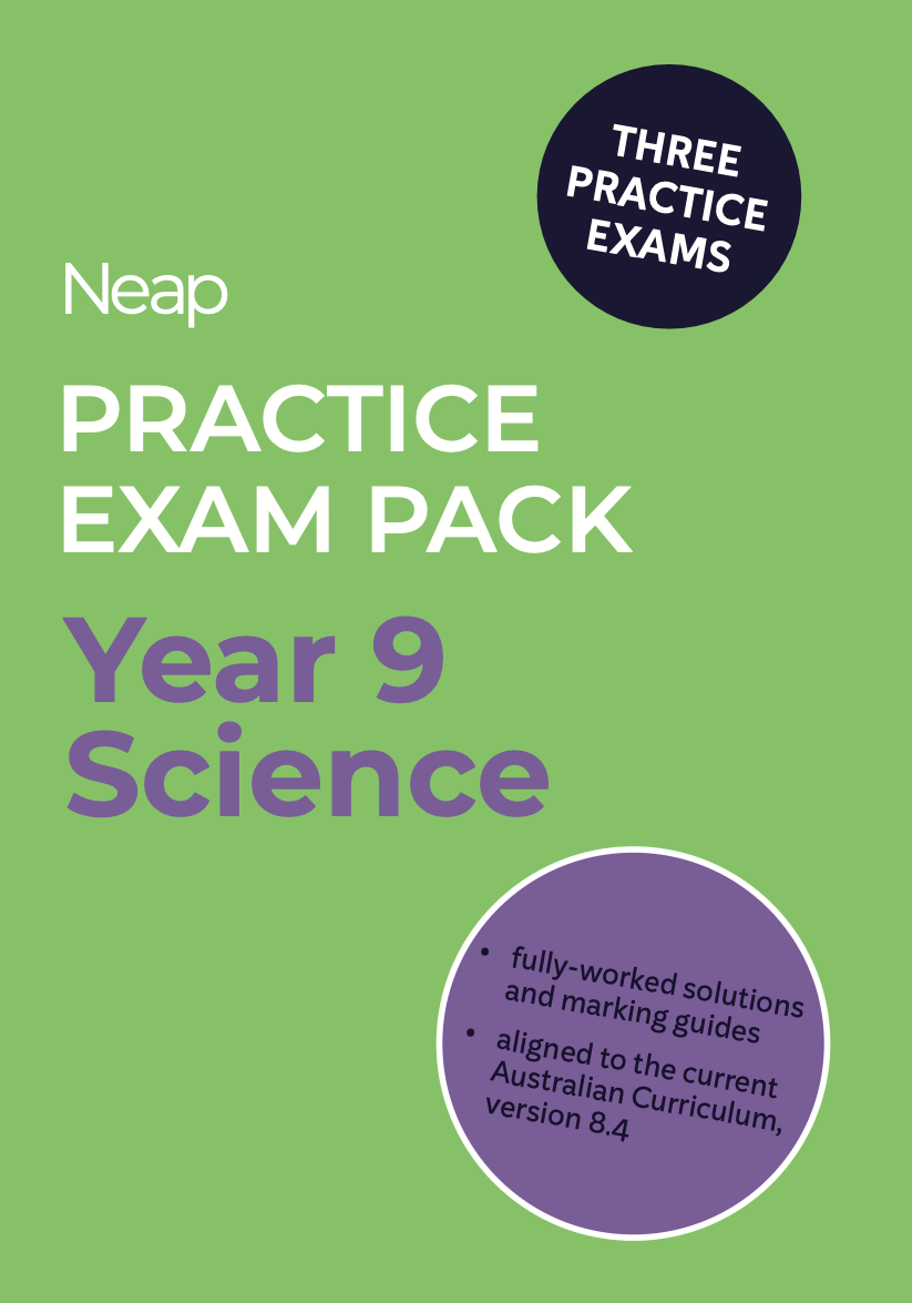 Neap Practice Exam Pack: Year 9 Science (3 Exams)